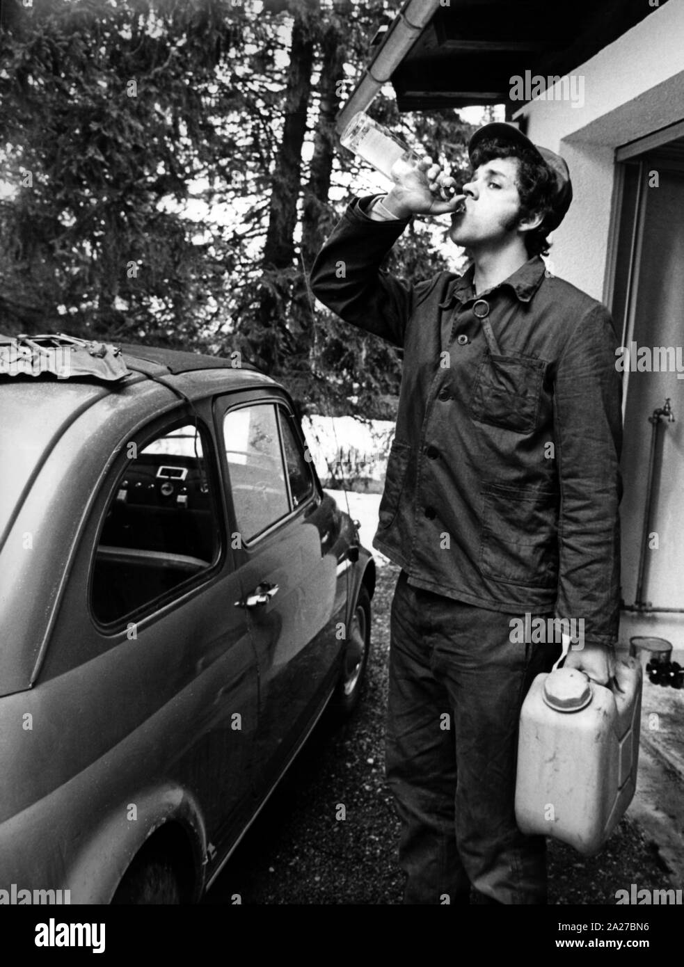 Der ehemalige Kinderstar Michael Ande im Mai 1970. Er lebt zusammen mit ...