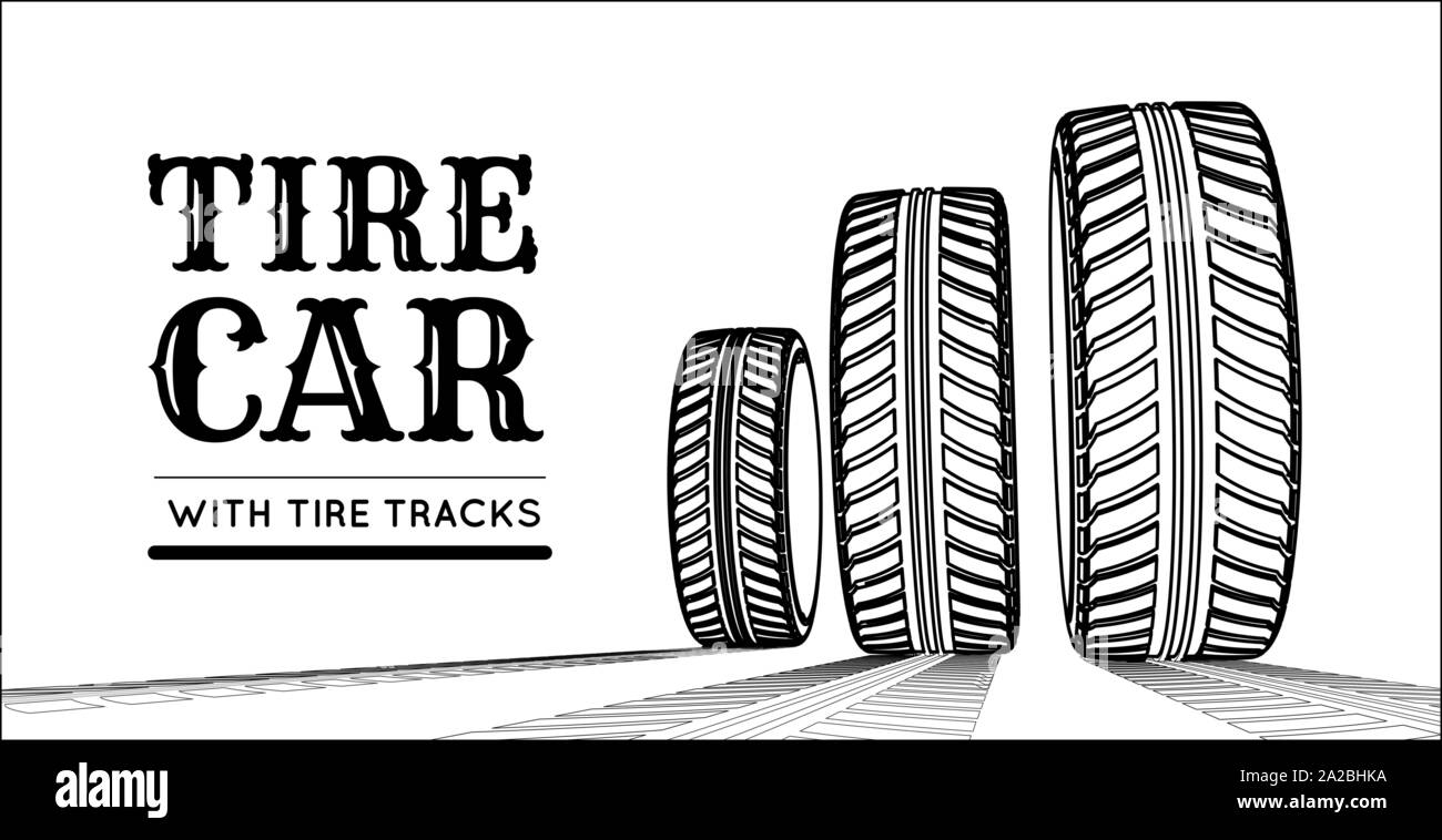 Hand drawn retro car vector illustration -Fotos und -Bildmaterial in ...