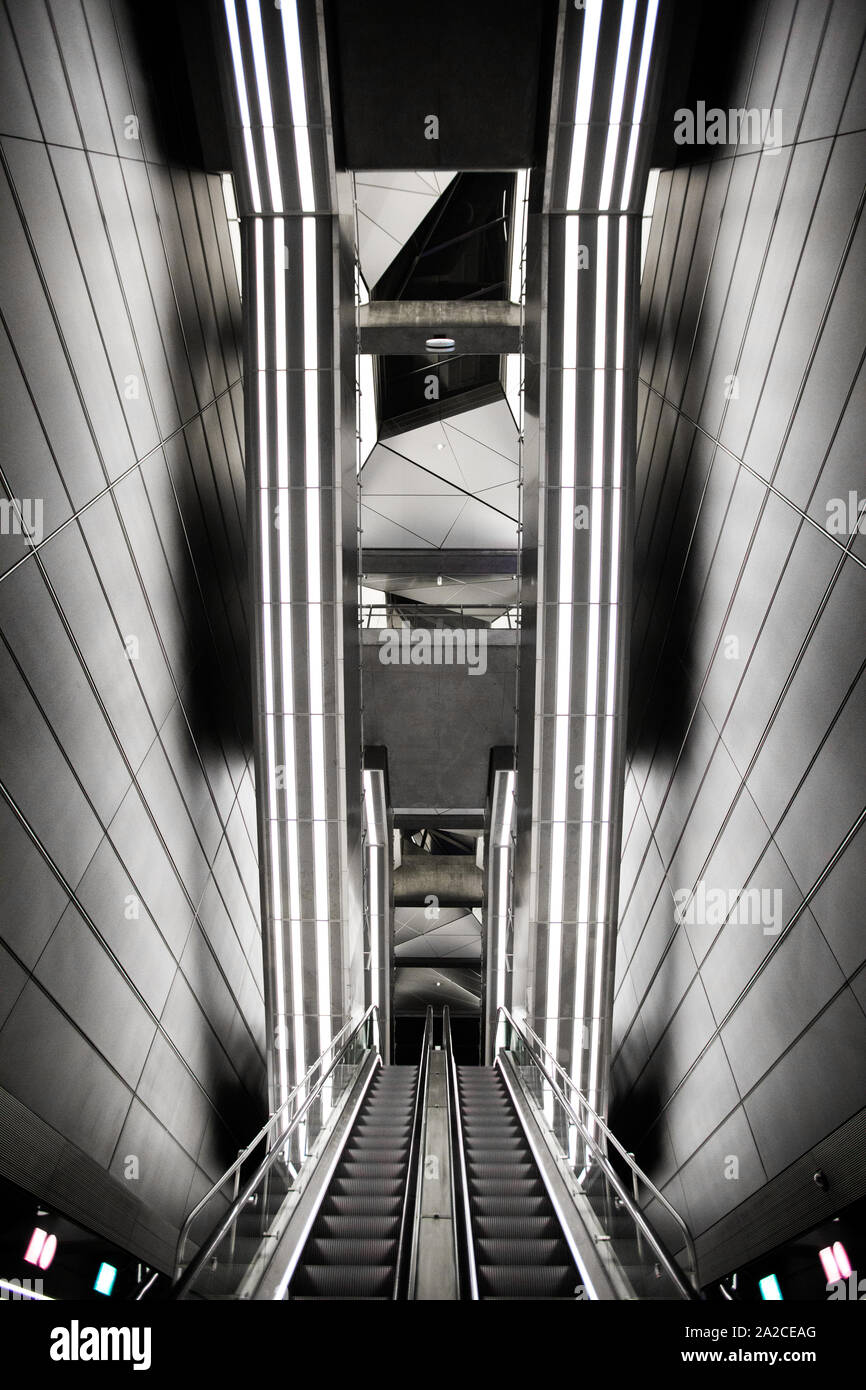 M3 Cityringen ist Kopenhagen der Metro neue U-Bahnlinie, die 15,5 km U ...