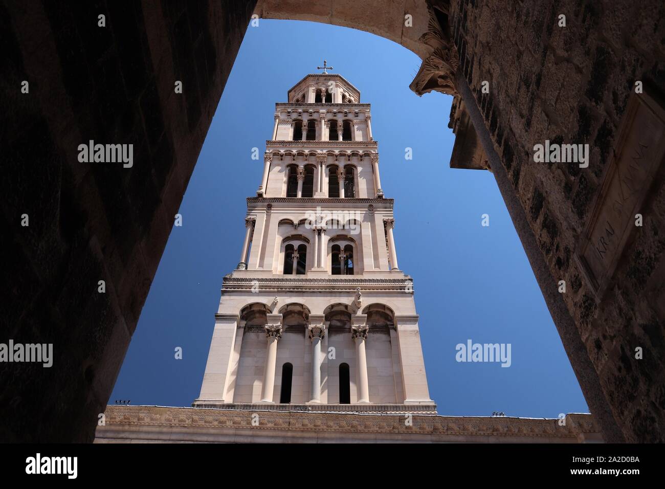 Split. Altstadt in Kroatien. UNESCO-Welterbe Sehenswürdigkeiten ...