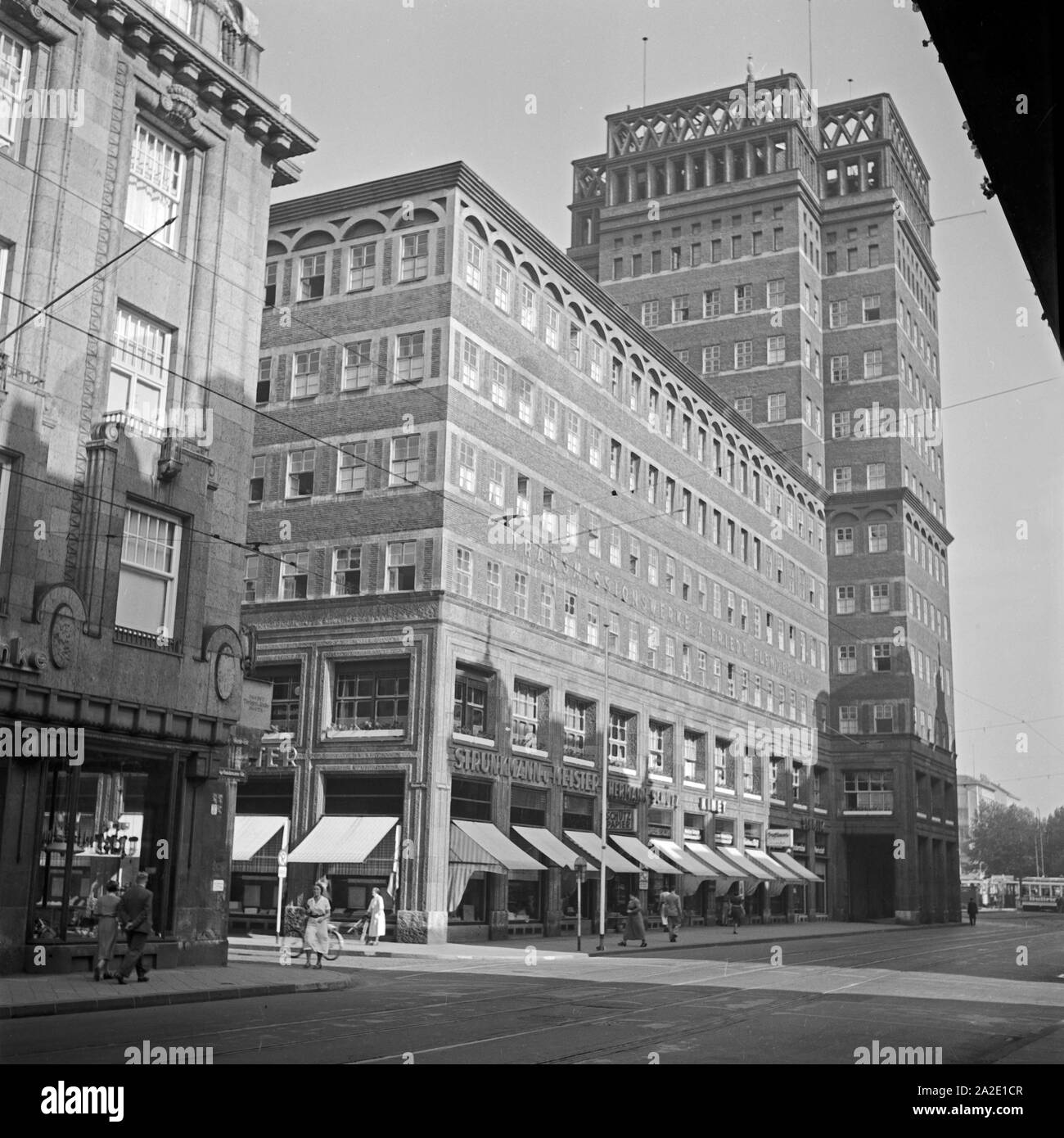 Das Wilhelm Marx Haus in der Stadtmitte von Düsseldorf, Deutschland ...