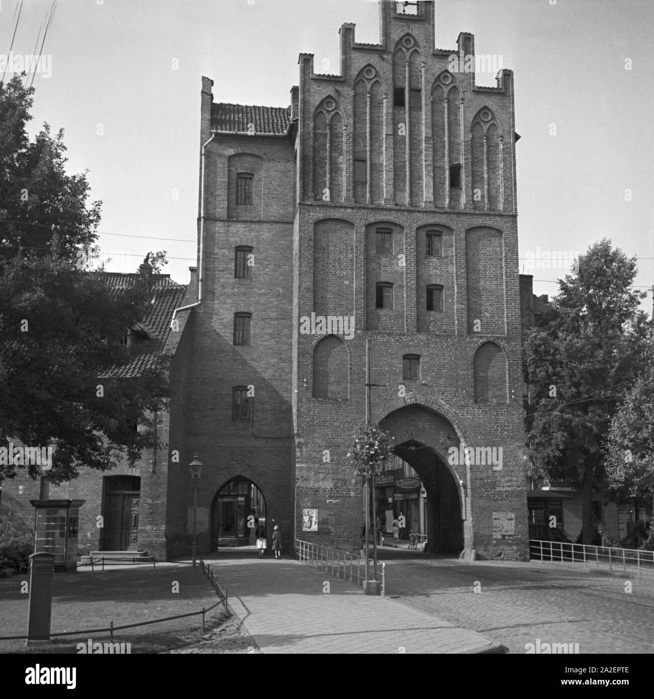 Das obertor in der altstadt von allenstein in ostpreussen -Fotos und ...