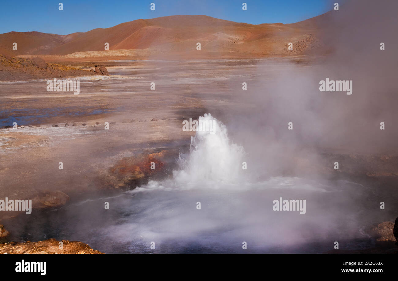Ausbrechende geysire Stockfotos und -bilder Kaufen - Alamy