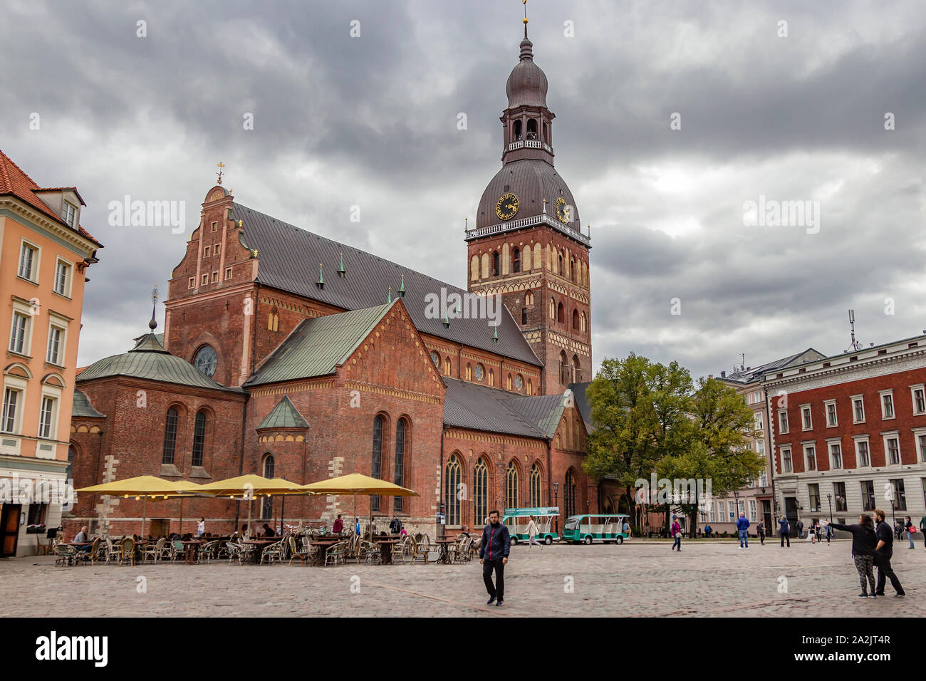 Dom zu Riga eine Mittelalterliche lutherischen Kirche mit romanischen ...