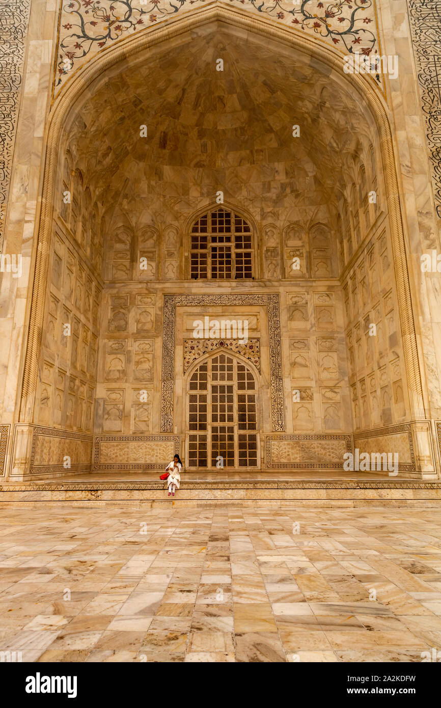 Taj Mahal Innenraum Stockfotos und -bilder Kaufen - Alamy