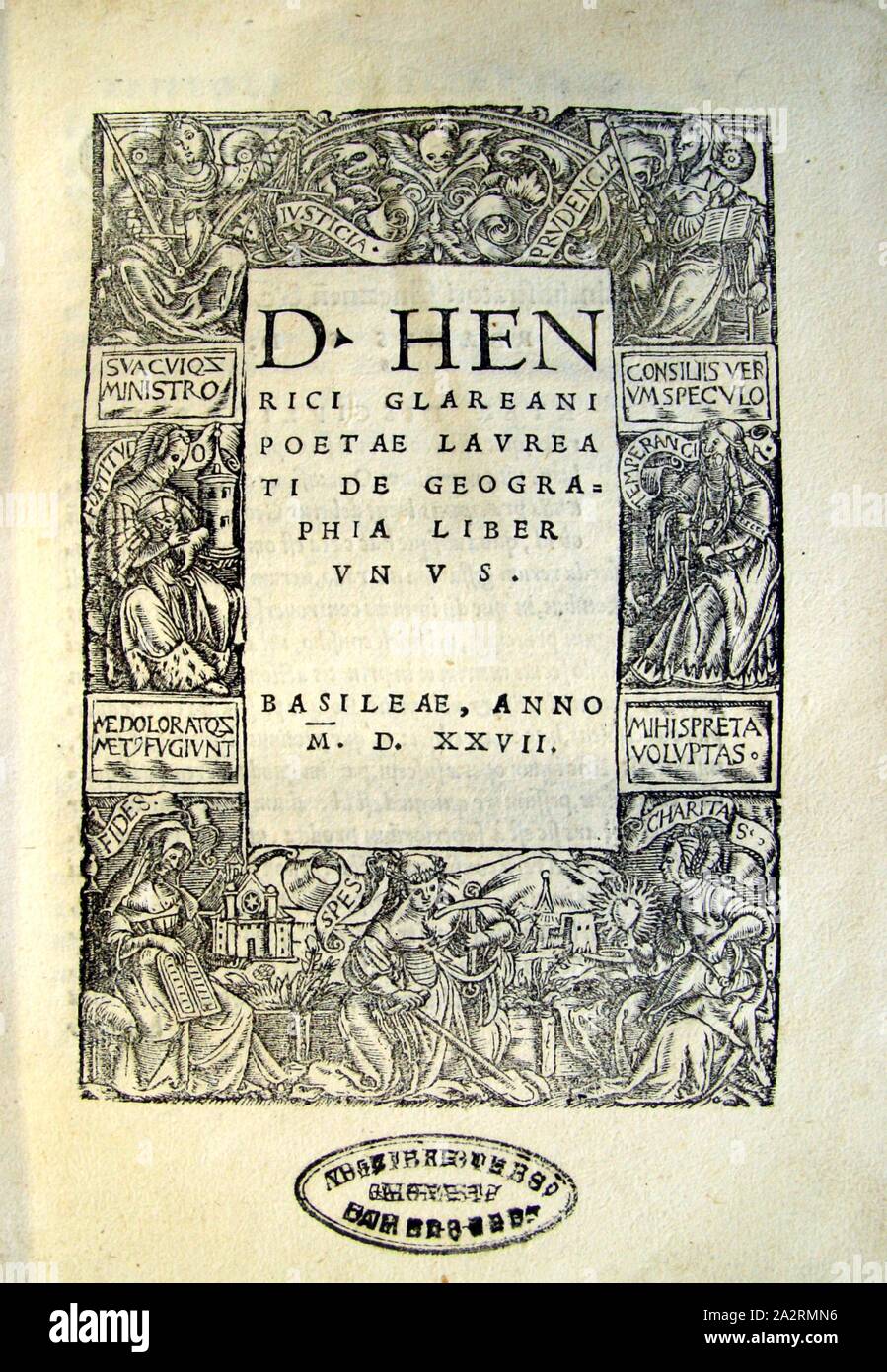 Darstellung von henricus glareanus de geographia -Fotos und ...
