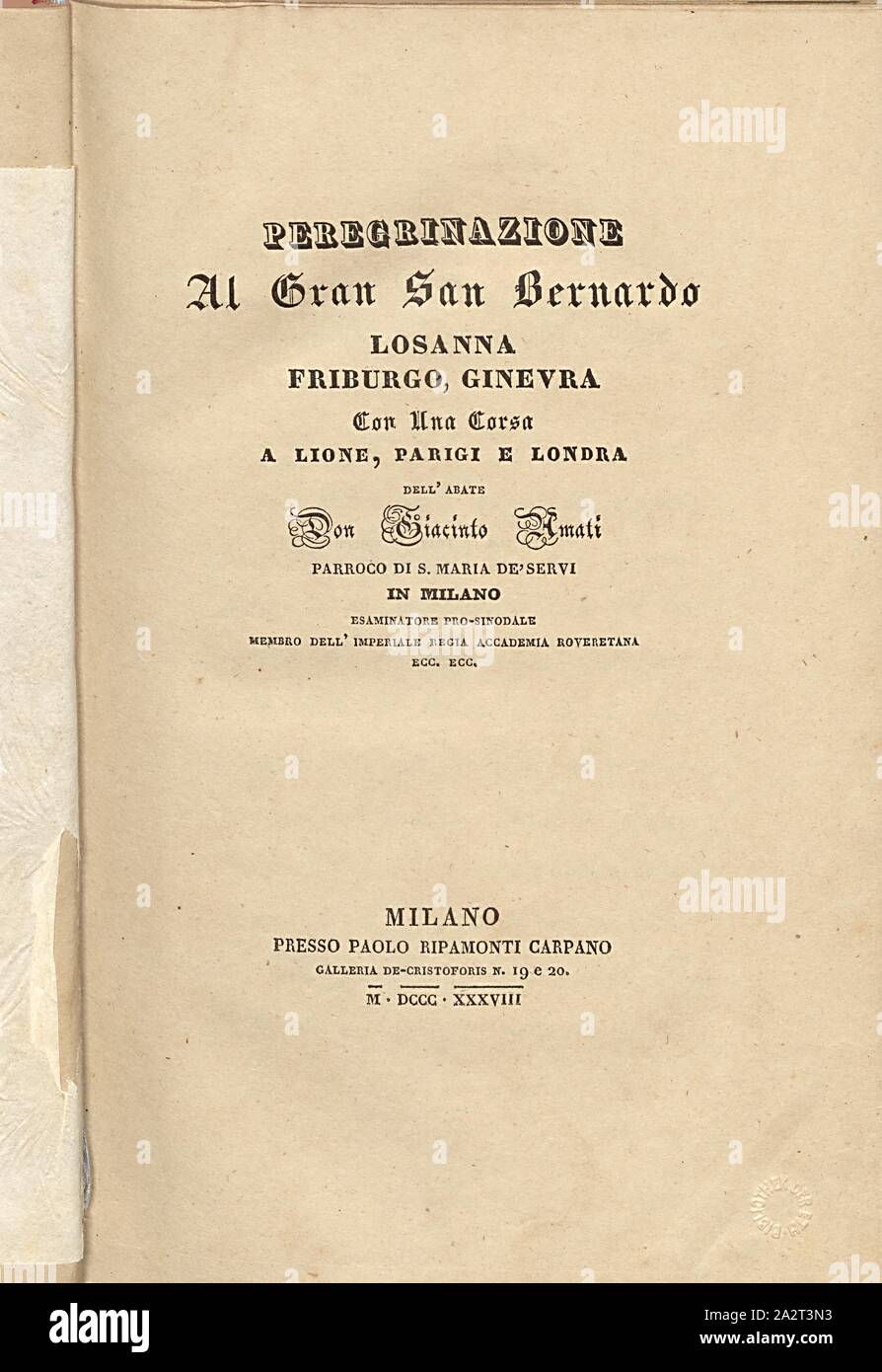 Paolo ripamonti carpano -Fotos und -Bildmaterial in hoher Auflösung – Alamy