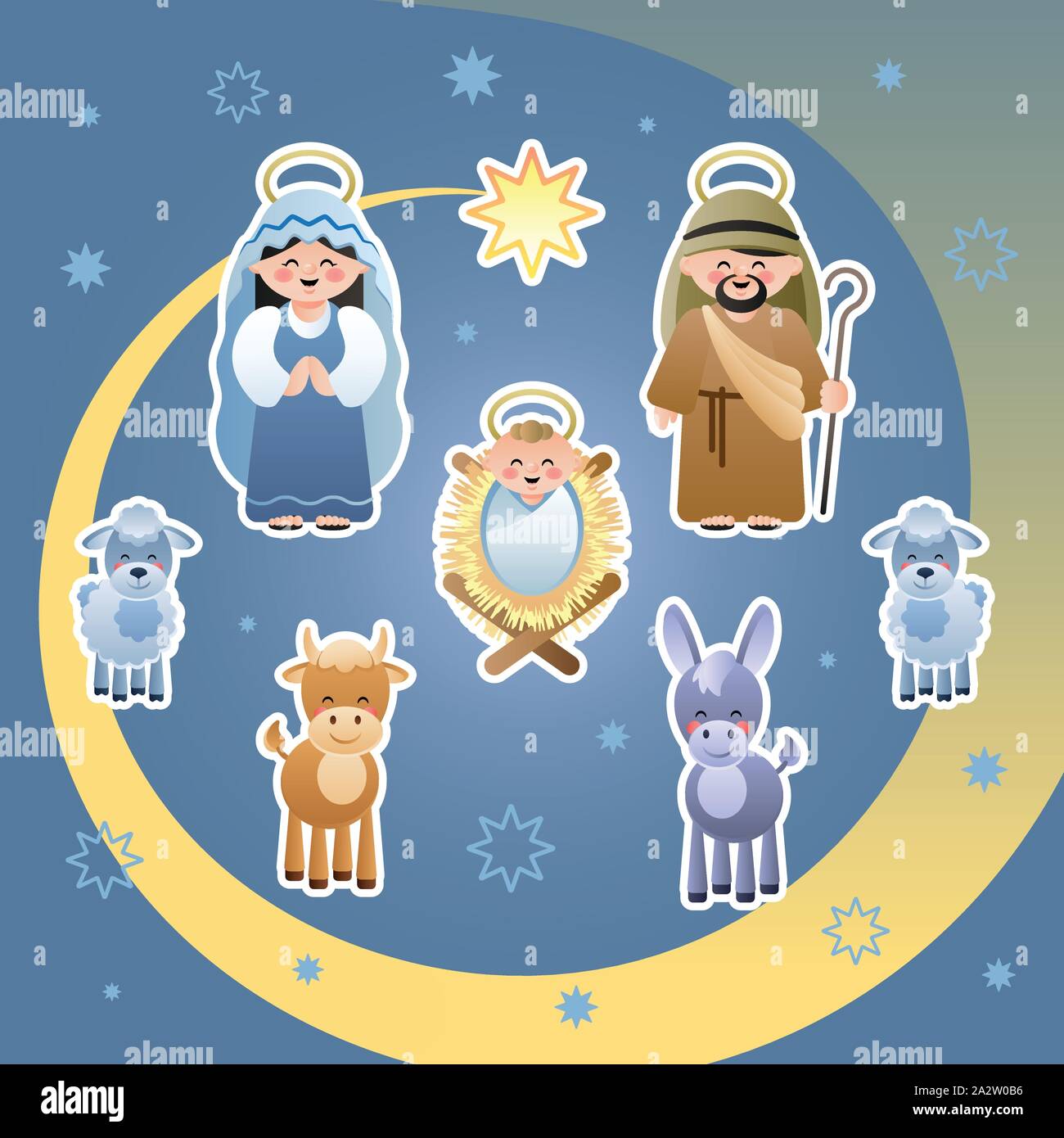 Jesus joseph cartoon -Fotos und -Bildmaterial in hoher Auflösung – Alamy