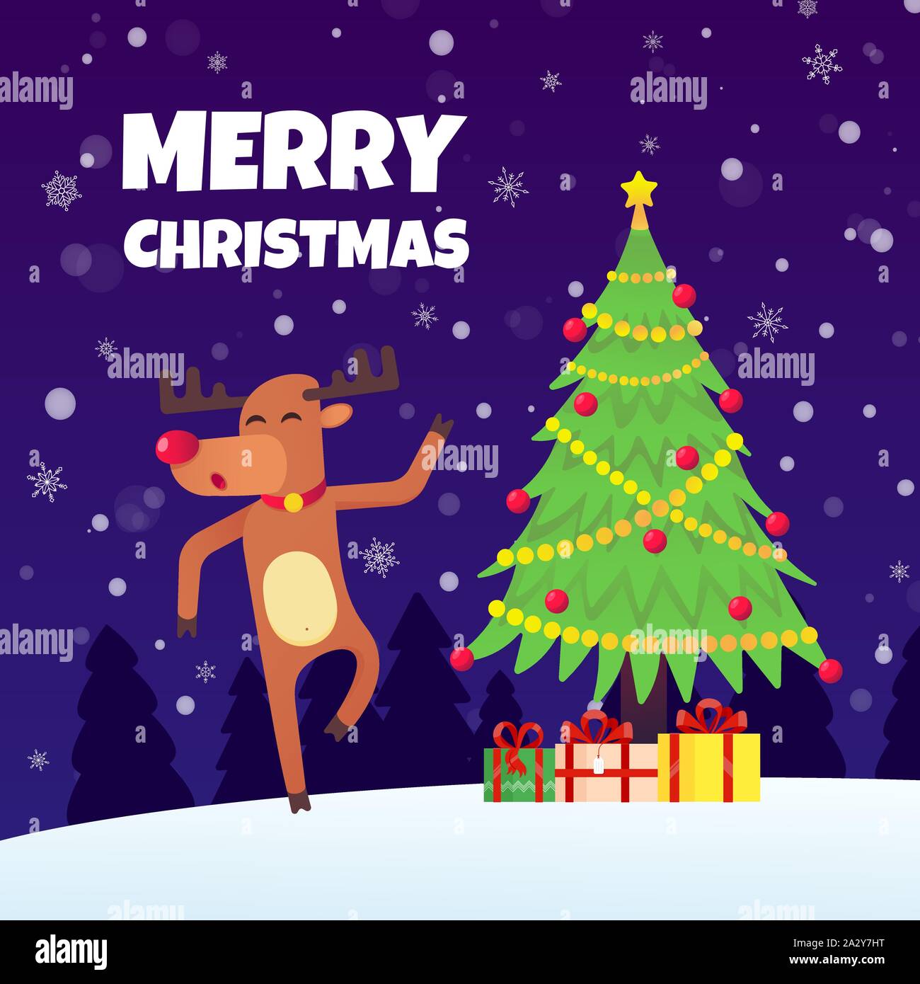 Red nose day illustration Stock-Vektorgrafiken kaufen - Alamy