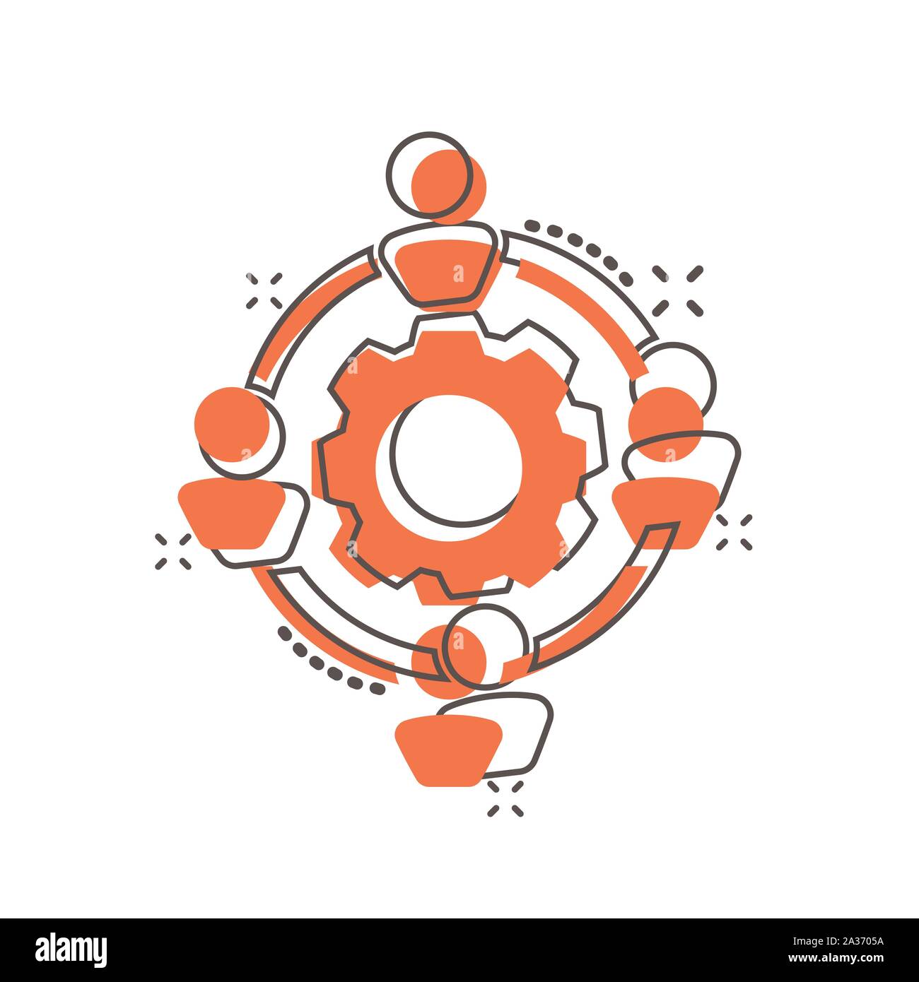 Vektor cartoon Menschen Corporate Organization Chart Symbol im Comic ... Vektor cartoon Menschen Corporate Organization Chart Symbol im Comic ...