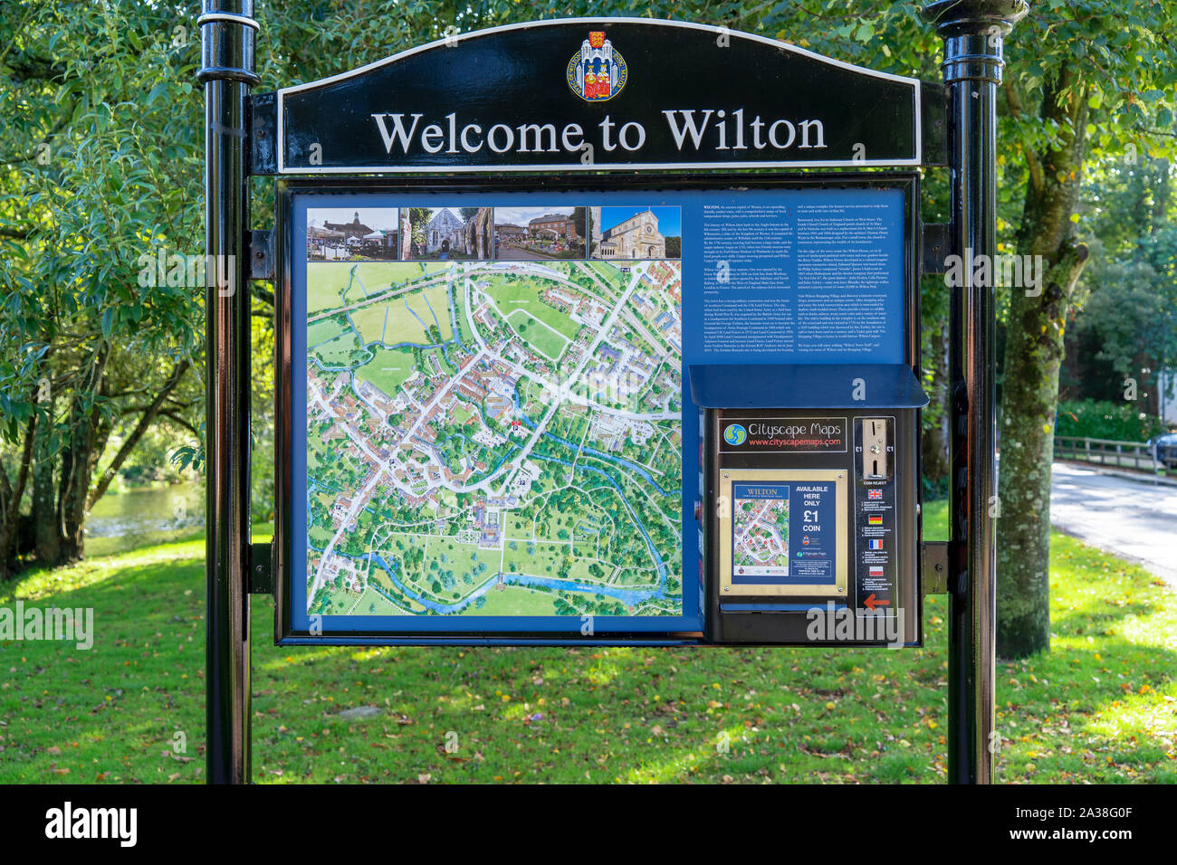 Town map and information -Fotos und -Bildmaterial in hoher Auflösung ...