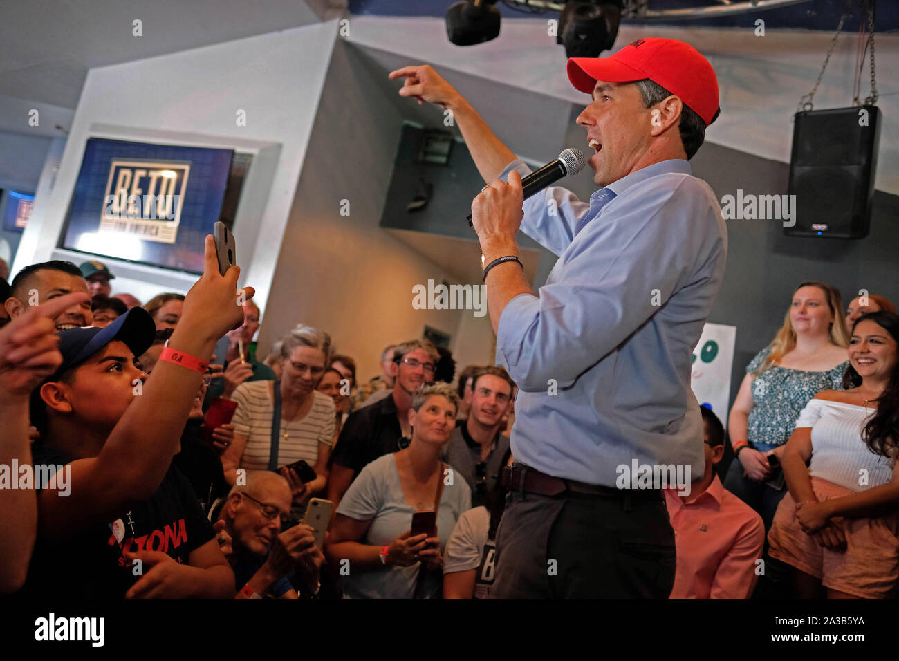 Tucson, Arizona, USA. 6. Okt, 2019. Demokratische ...