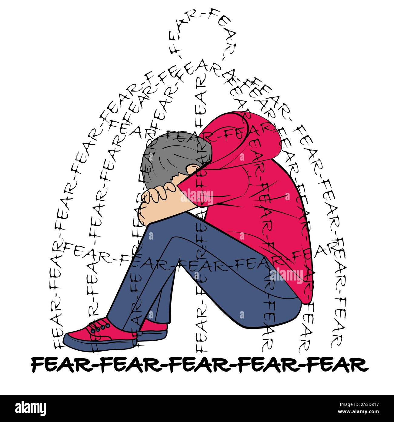 Panic Attack Cartoon Stockfotos & Panic Attack Cartoon Bilder - Alamy