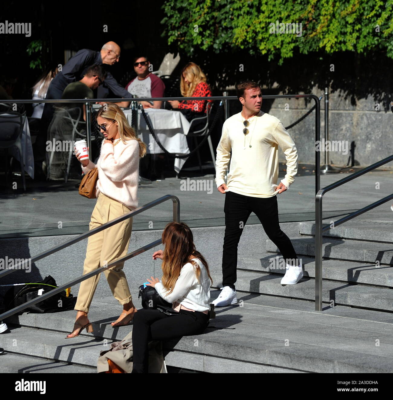 Mailand, Mario Gotze und Frau Ann Kathrin Brommel Mario Gotze ...