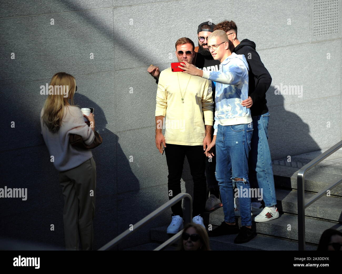 Mailand, Mario Gotze und Frau Ann Kathrin Brommel Mario Gotze ...