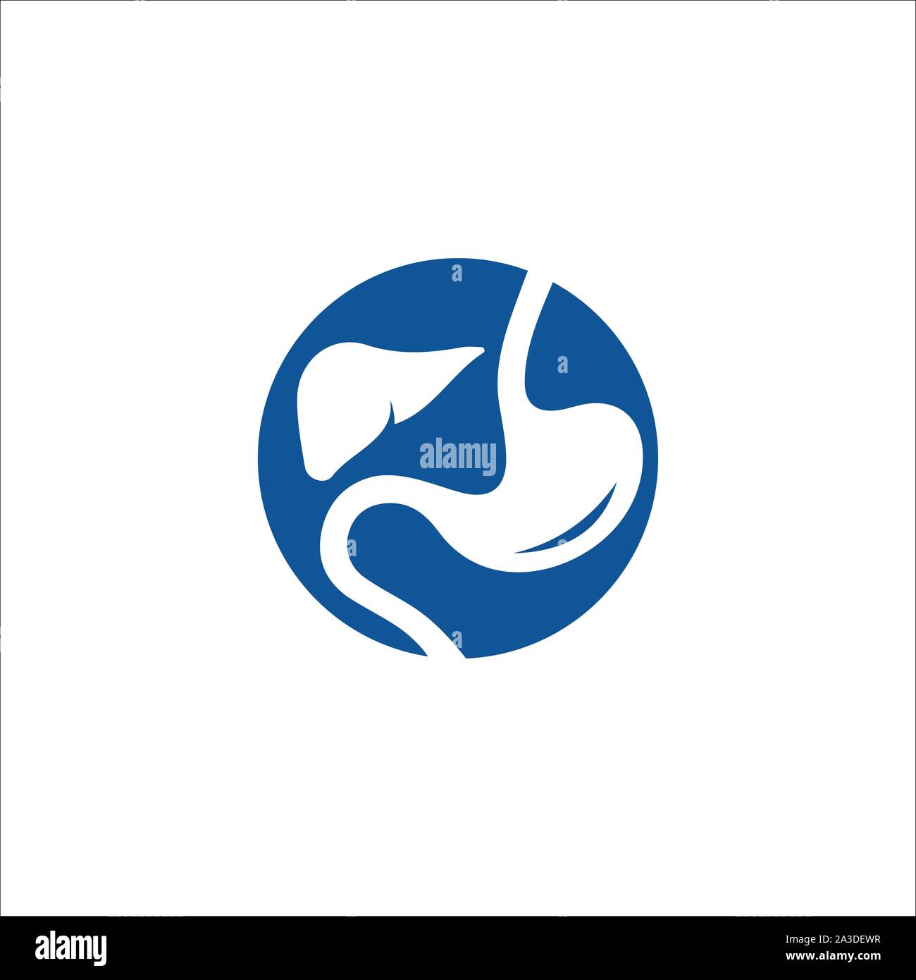 Vektor Leber Symbol Flachbild-Logo, menschliche Gesundheit Krankheit ...