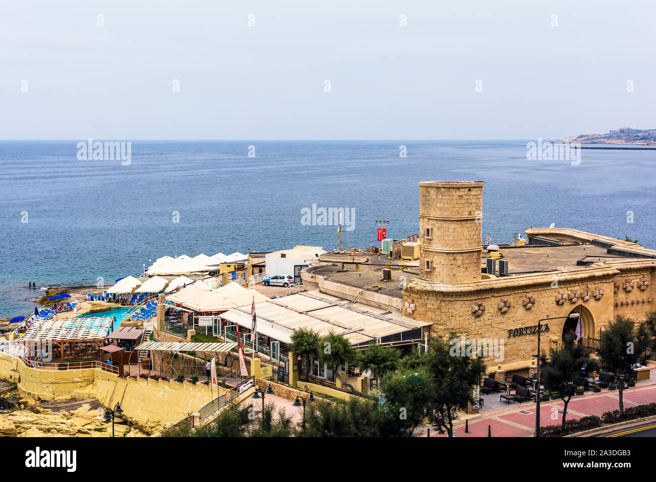 Punkt, auch als Fort Sliema bekannt, ist eine artillerie Batterie, im ...
