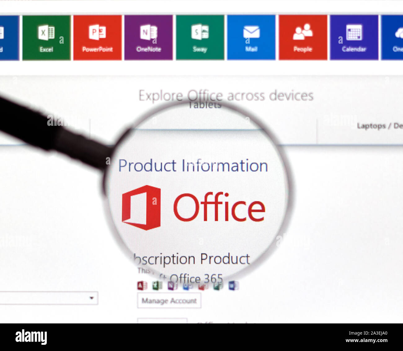 Microsoft Office 365 Stockfotos und -bilder Kaufen - Alamy