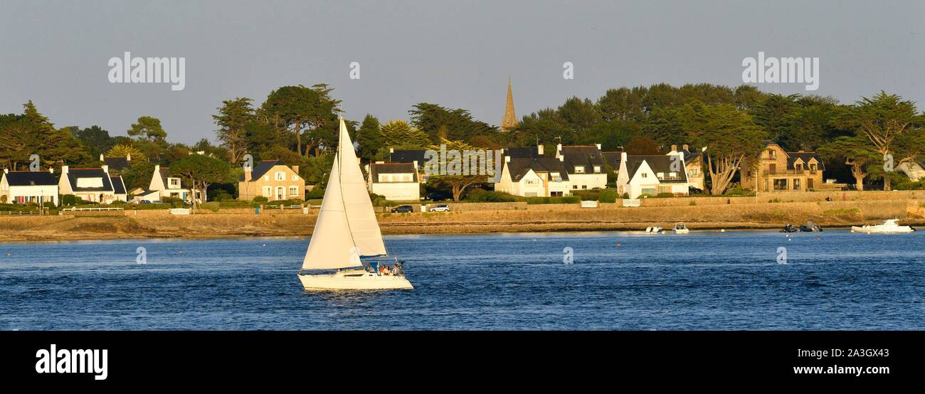 Frankreich, Morbihan, Golf von Morbihan, Regionaler Naturpark der Golf ...