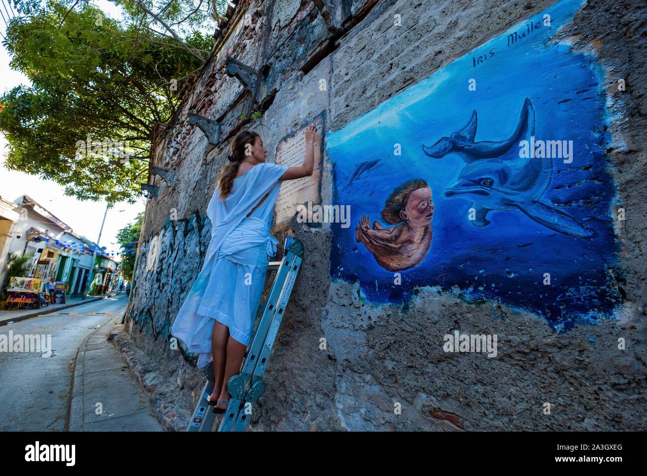 Street art getsemani Stockfotos und -bilder Kaufen - Alamy