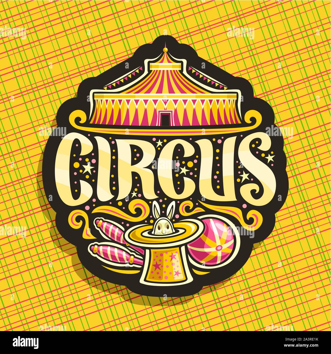 Zirkuszelt logo vektor vektoren -Fotos und -Bildmaterial in hoher ...