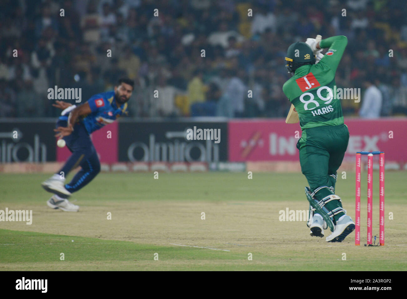 Lahore, Pakistan. 09 Okt, 2019. Ein Blick auf die dritte und letzte ...