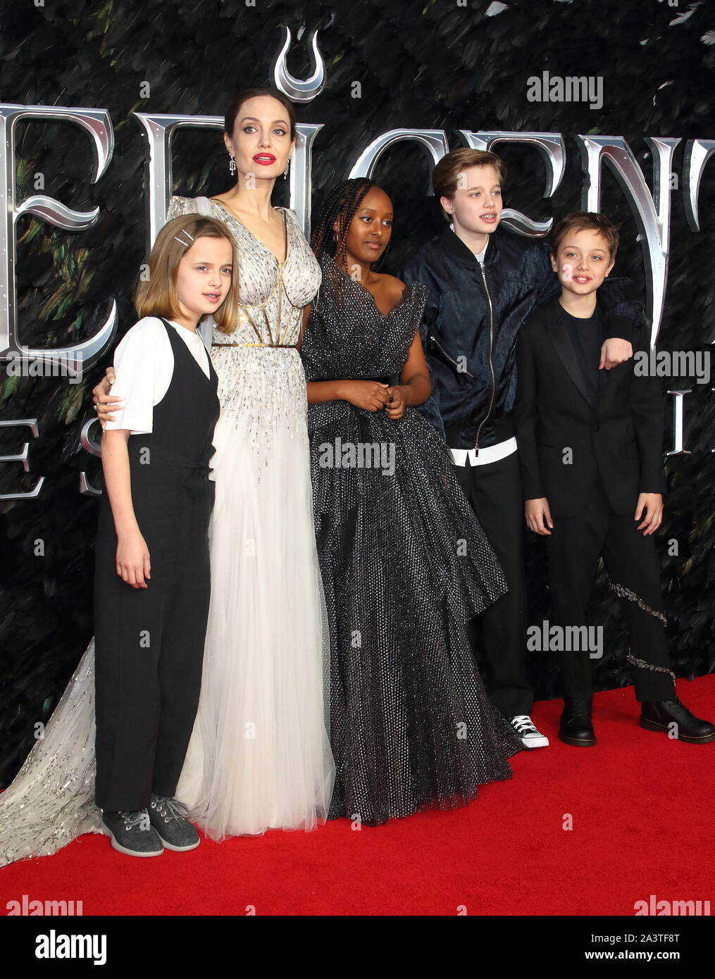 Angelina Jolie und ihre Kinder Vivienne, Zahara de los Atunes, Silo und ...