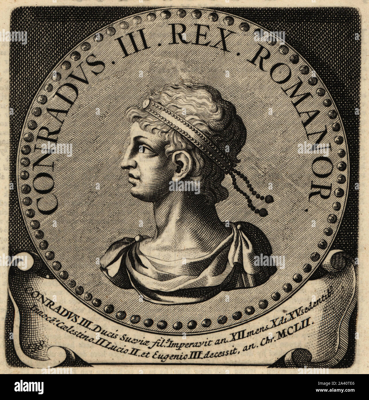 Heiligen Römischen Kaiser Konrad III., 1093-1152. Conradus III, ducis ...