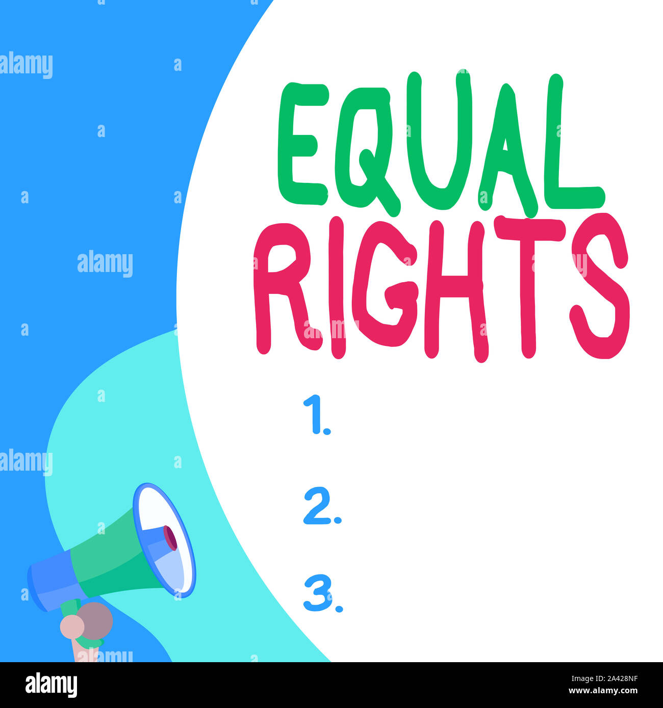 Konzeptionelle Handschrift zeigt die gleichen Rechte. Konzept bedeutet ...