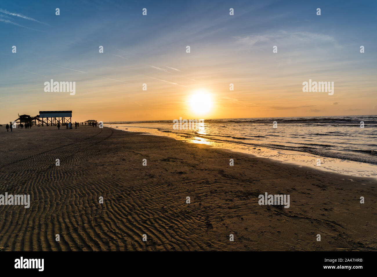 Sankt Peter Ording Strand Stockfotos und -bilder Kaufen - Alamy