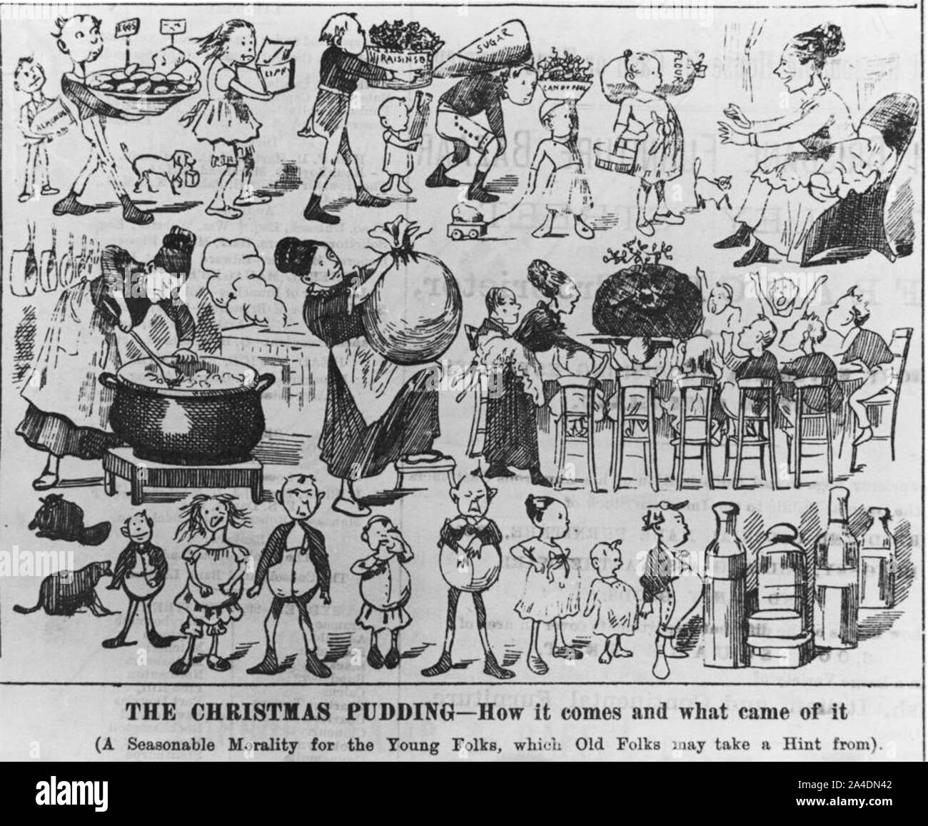 Pudding cartoon Stockfotos und -bilder Kaufen - Alamy