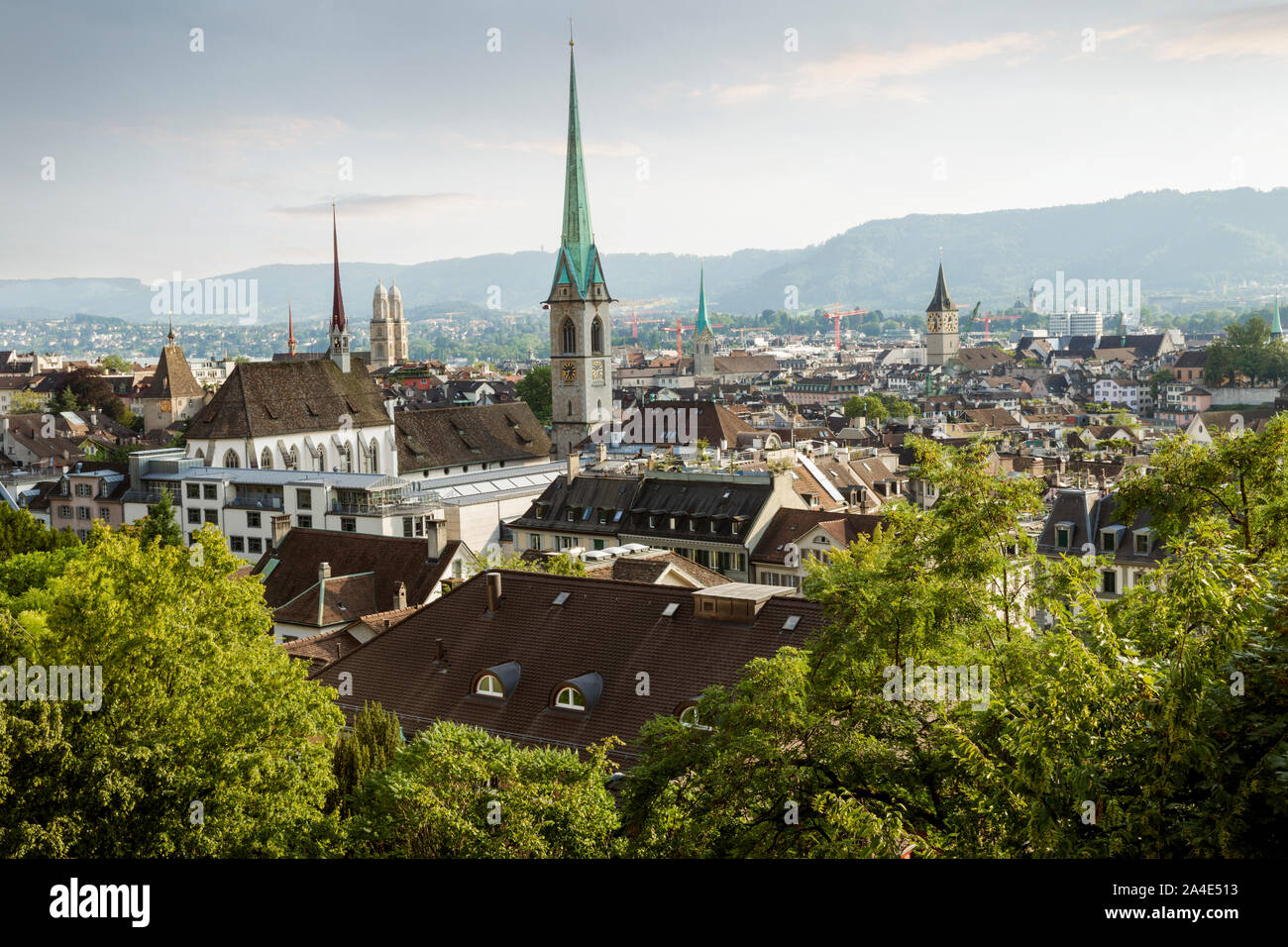 Stadtbild von Zürich, Schweiz Stockfotografie - Alamy