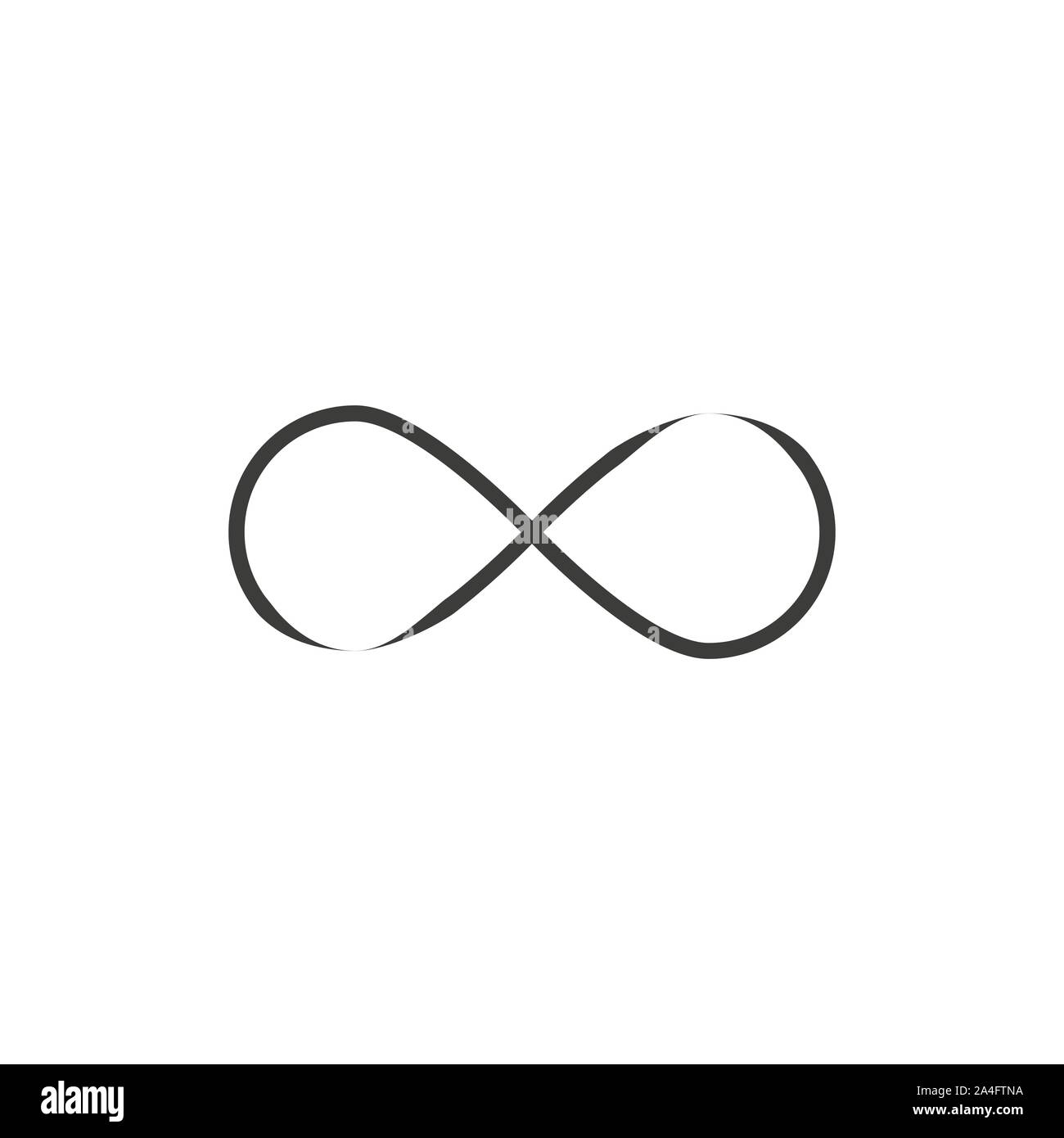 Infinity Symbol Shape Eternity Stock-Vektorgrafiken kaufen - Alamy