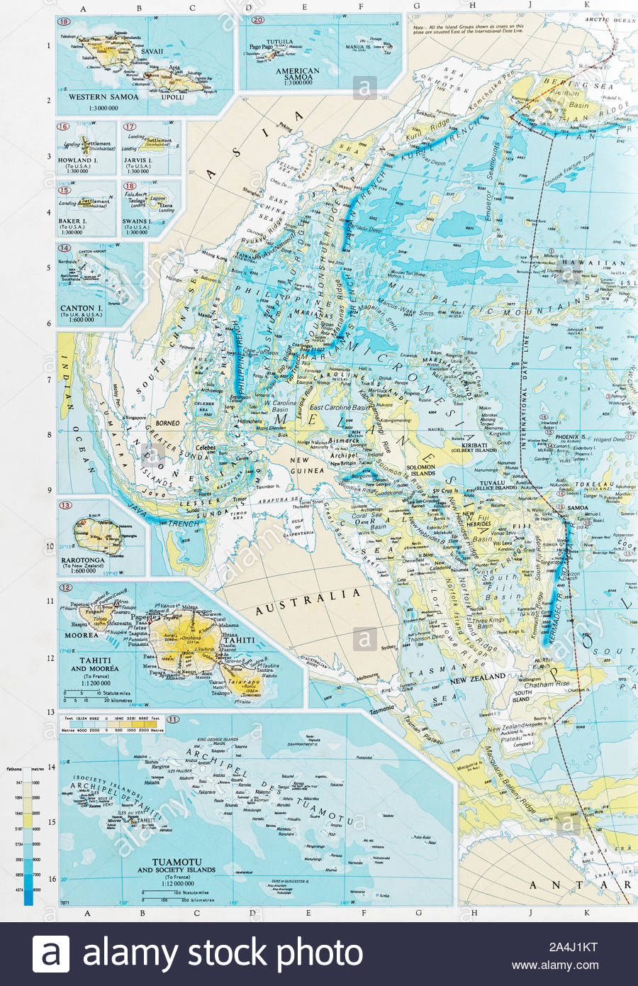 Tahiti Map Stockfotos und -bilder Kaufen - Alamy