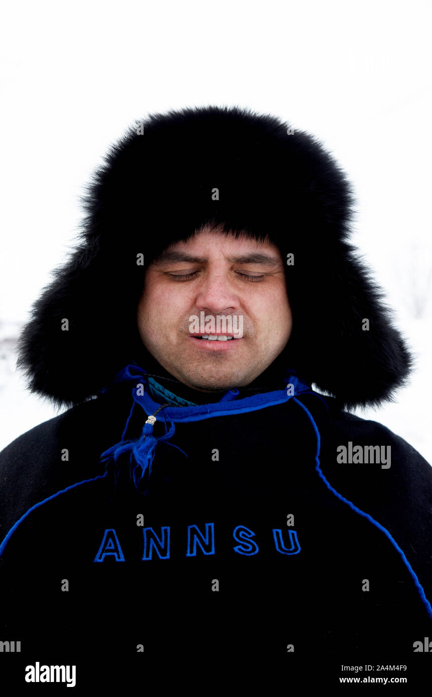 Portrait von laplander Mann. Lapp/Lappen/Laplander/Laplanders ...