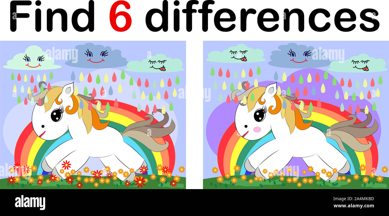 Unterschiede finden einhorn -Fotos und -Bildmaterial in hoher Auflösung – Alamy