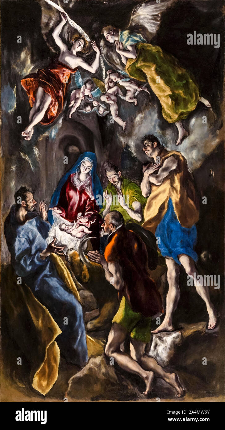 Greco adoration shepherds -Fotos und -Bildmaterial in hoher Auflösung – Alamy