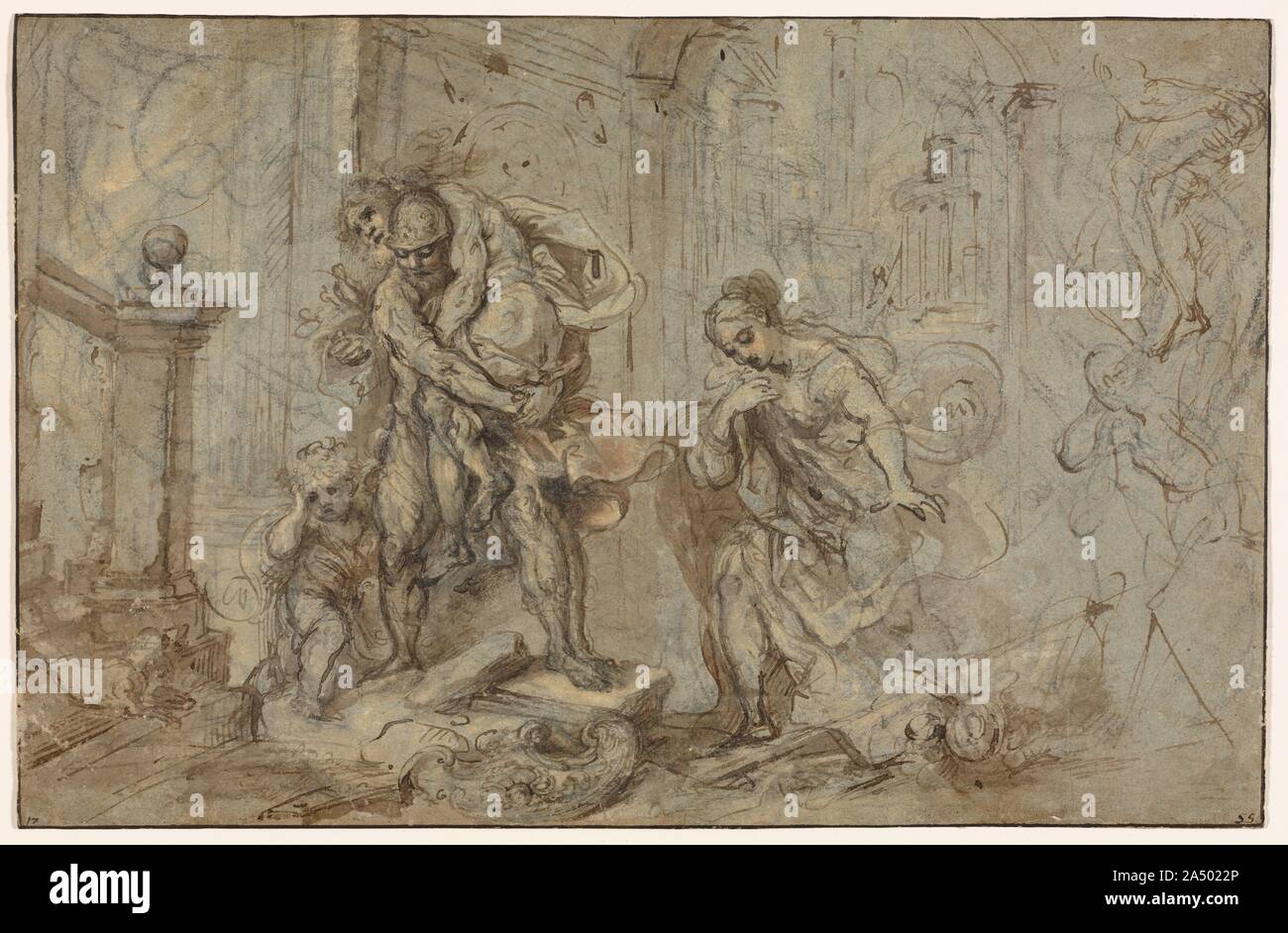 Aeneas And Ascanius Stockfotos und -bilder Kaufen - Alamy