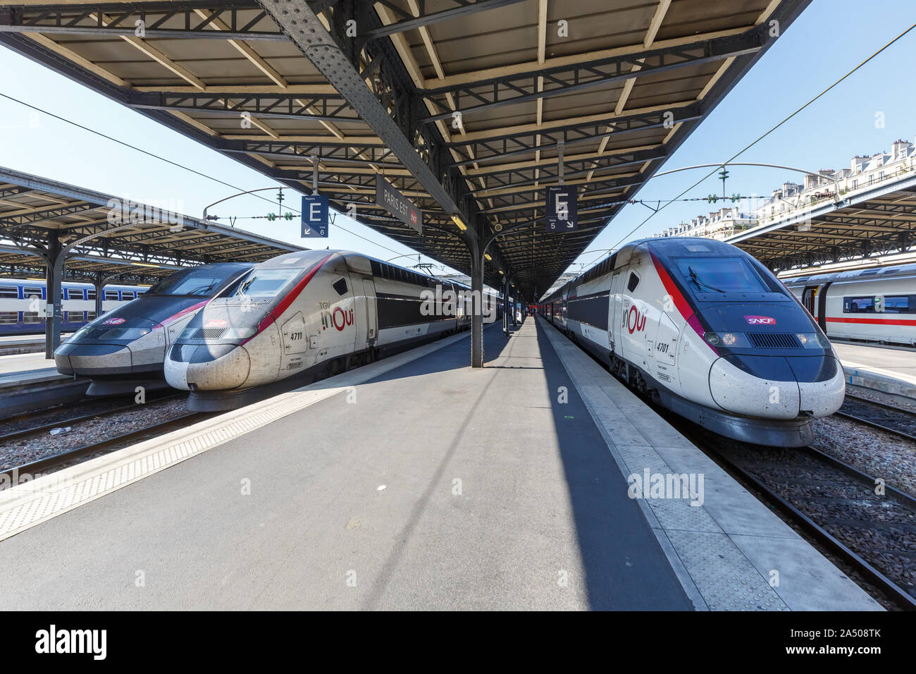 Paris Mit Dem Zug Stockfotos und -bilder Kaufen - Alamy