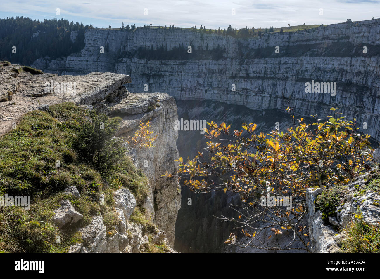 Creux du Van, Le Soliat, Neuchatel, Schweiz, Europa Stockfotografie - Alamy
