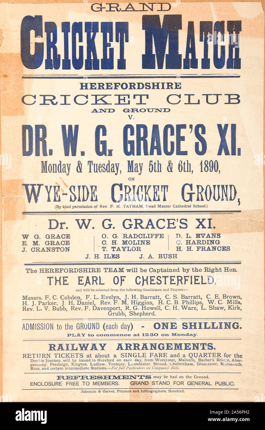 Chesterfield cricket club -Fotos und -Bildmaterial in hoher Auflösung ...