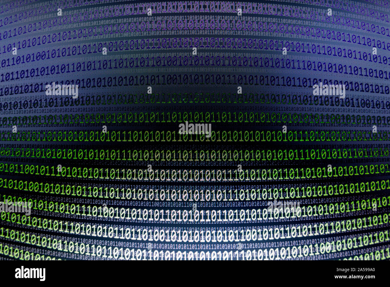 Binary code on screen pattern -Fotos und -Bildmaterial in hoher ...
