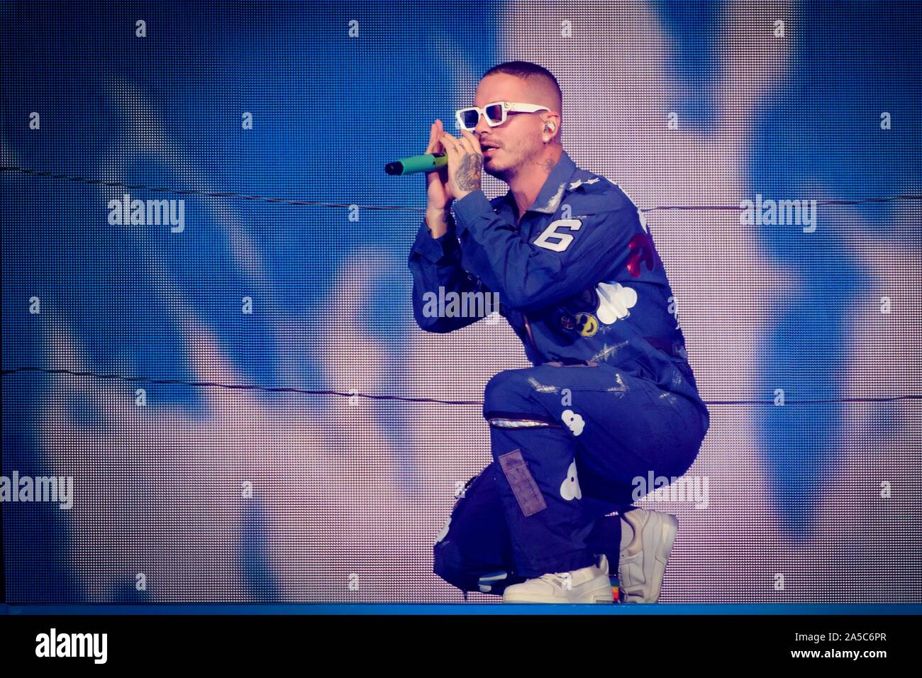 Kolumbianische Reggaeton Sänger José Álvaro Osorio Balvín künstlerisch ...