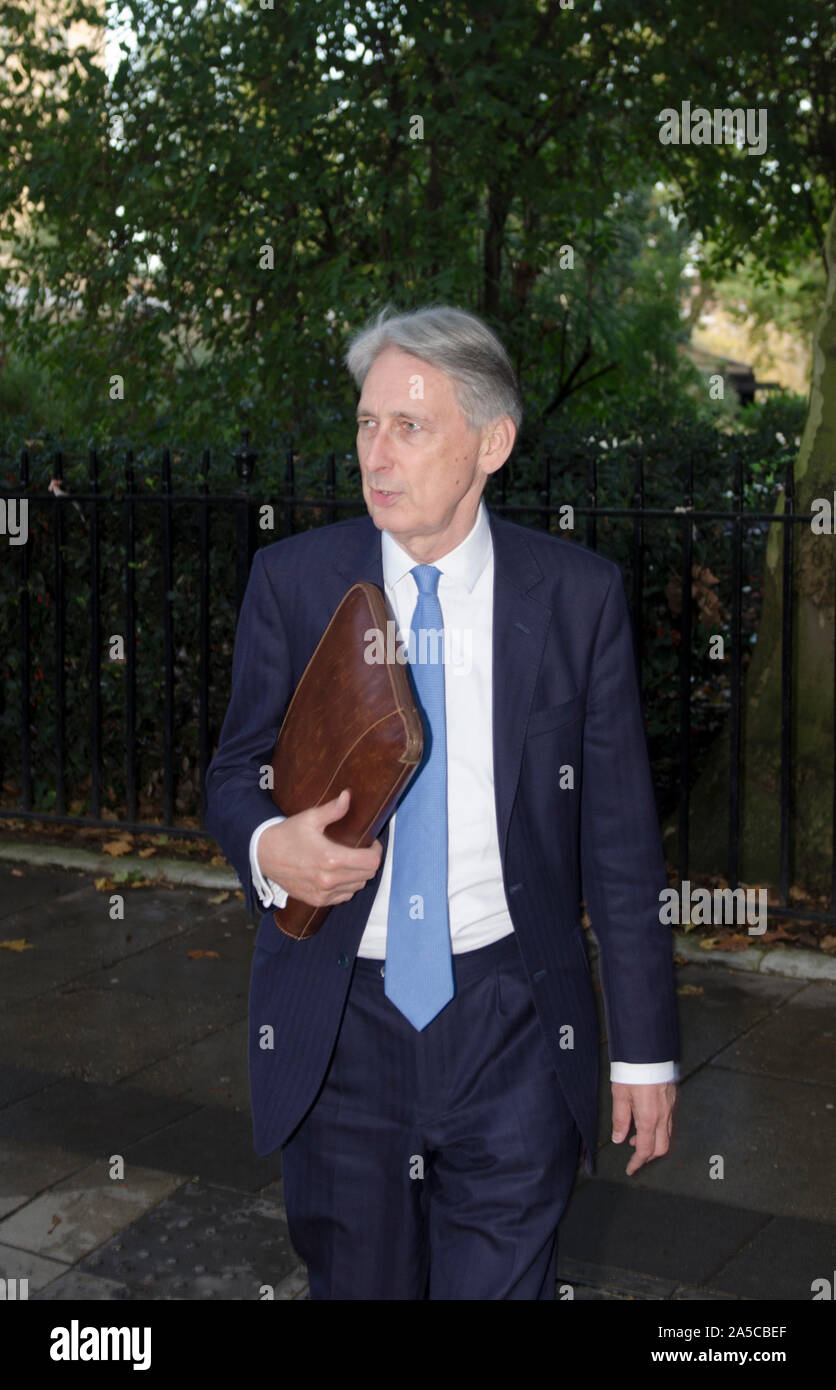 Philip Hammond MP, der ehemalige Bundeskanzler, Konservativ, verlässt ...