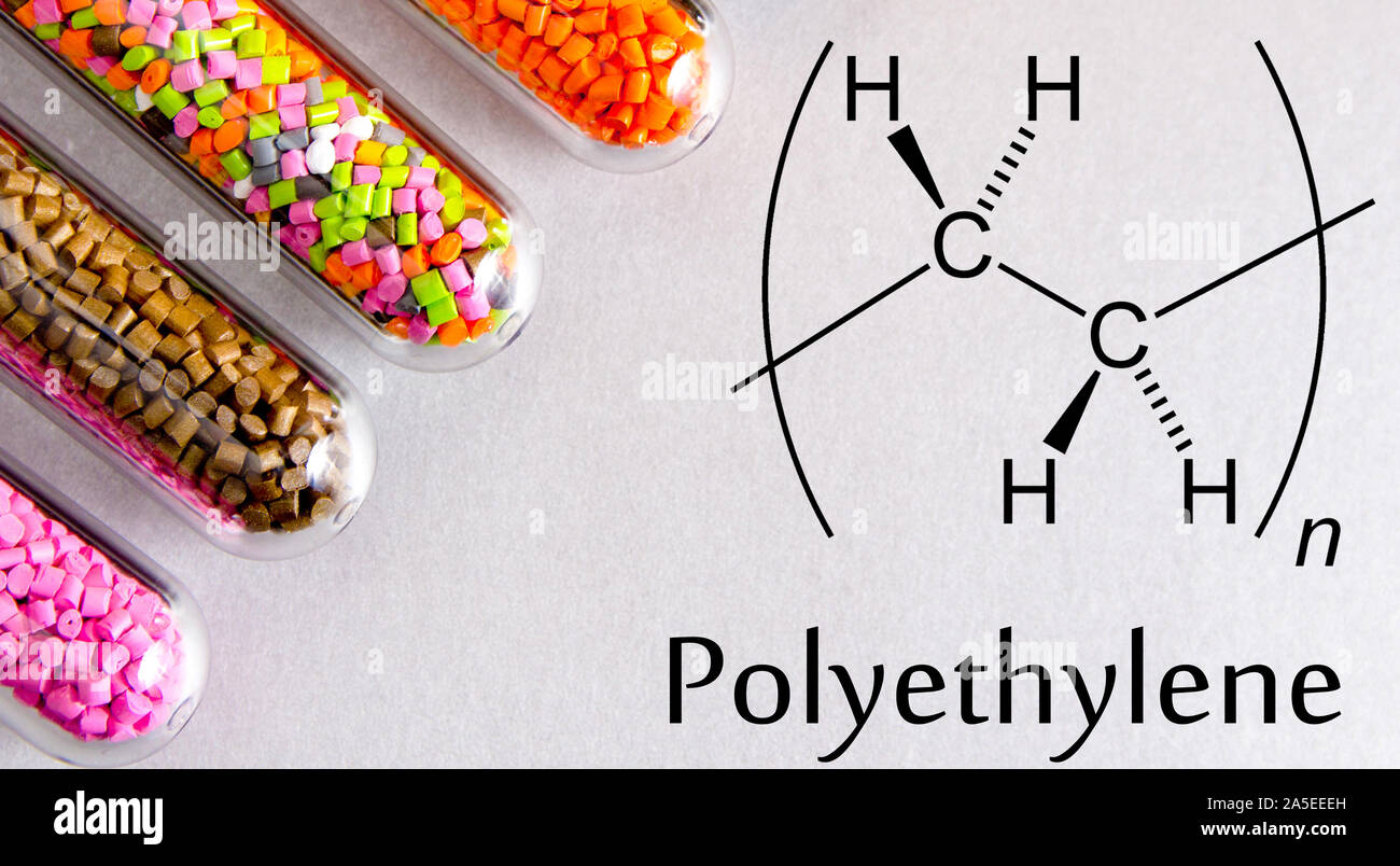 Chemische struktur des polyethylenpolymers -Fotos und -Bildmaterial in ...