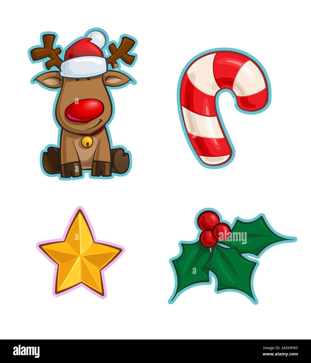 Rentier rudolph vektor vektoren -Fotos und -Bildmaterial in hoher ...