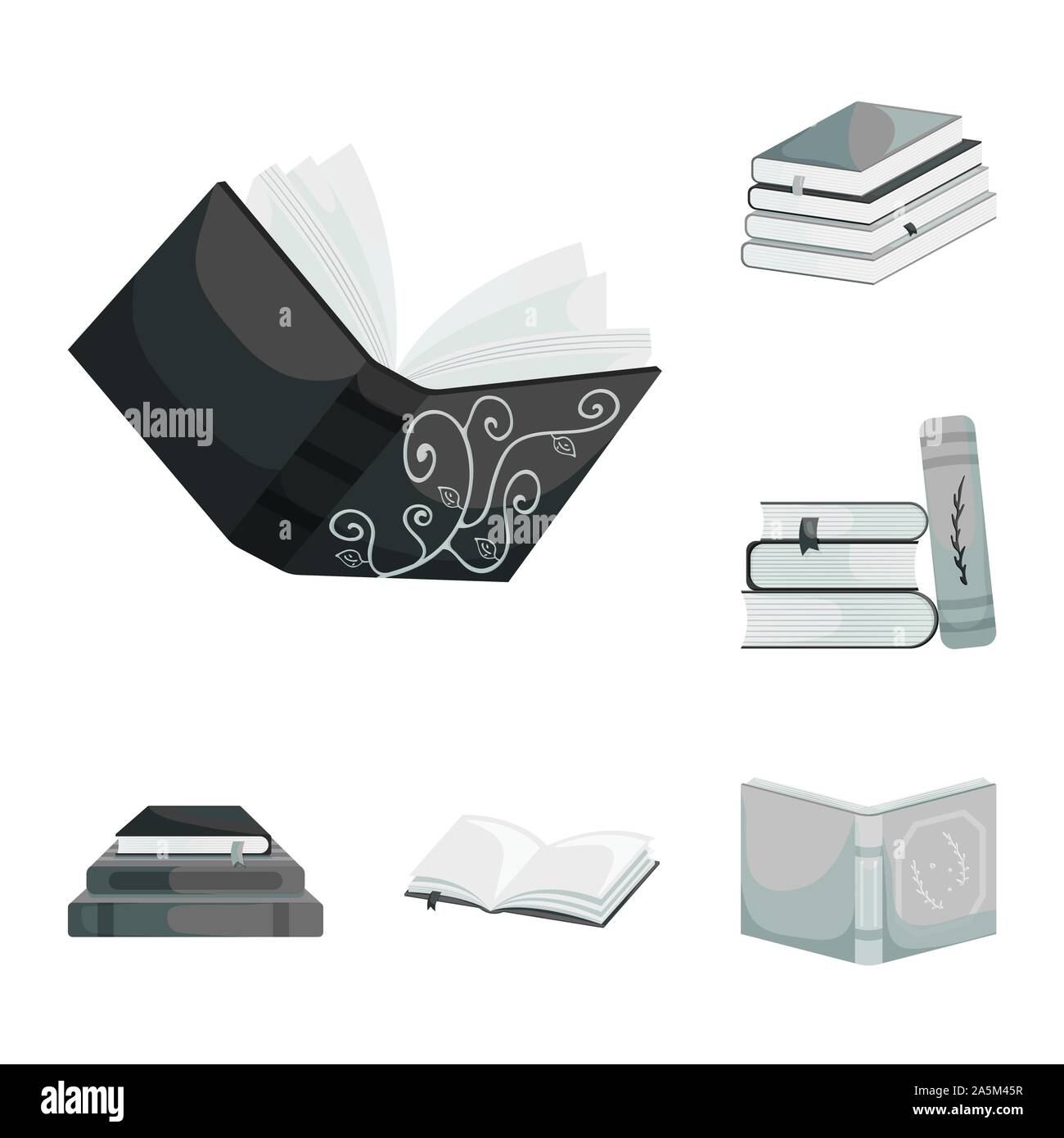 Vector Illustration für Bildung und Quelle Logo. Eingestellt von ...