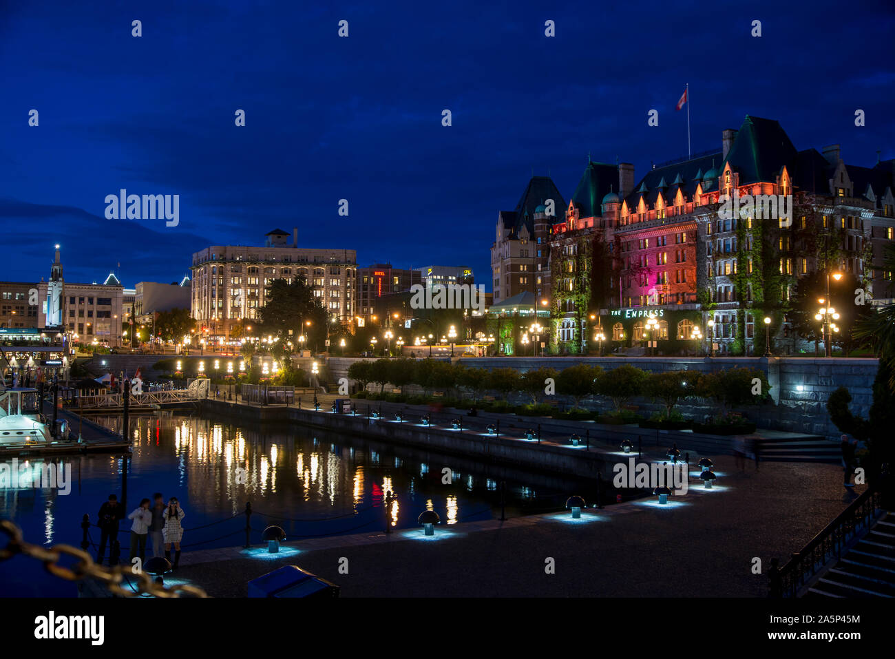Victoria Kanada Nacht Stockfotos und -bilder Kaufen - Alamy