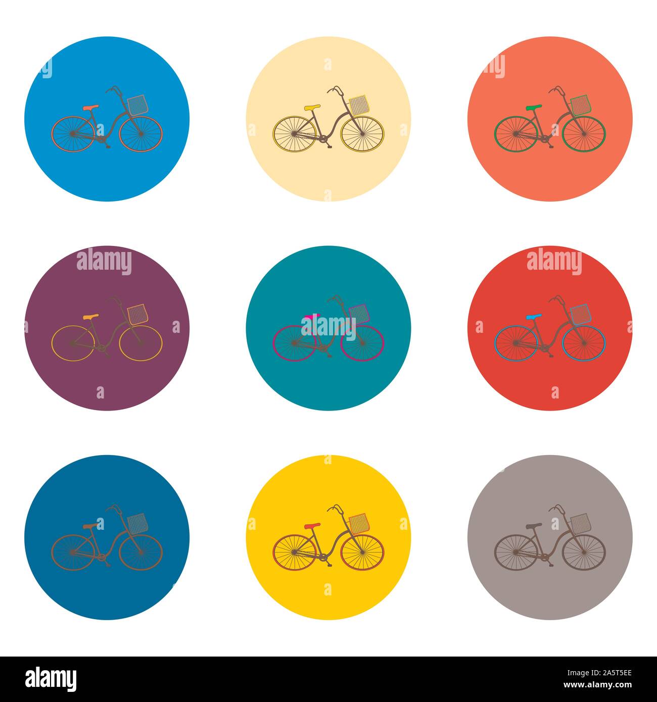 Fahrrad piktogramm Stock-Vektorgrafiken kaufen - Alamy