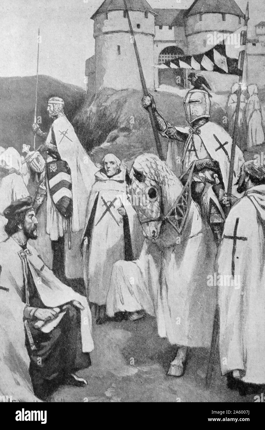 Reihenfolge der ritter Schwarzweiß-Stockfotos und -bilder - Alamy